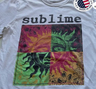 Vintage Sublime White Unisex T-shirt Cotton All Size S-4XL | eBay