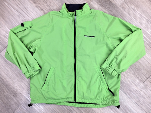 Polo Sport Ralph Lauren Windbreaker Jacket Vintage Dad Coat Mens Size ...