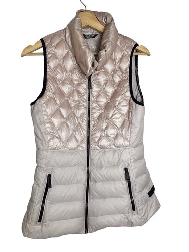 Calvin Klein Performance Vest Women Small Petite Premium Down Puffer ...