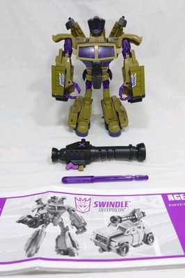 Hasbro Transformers Animated 2008 Deluxe Class Swindle Missing Purple ...