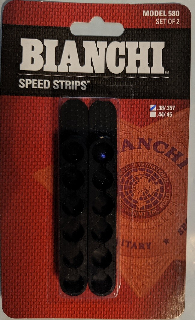 Bianchi Speed Strips Loader .38 / .357 - Set of 2 each holds 6 Rounds ...