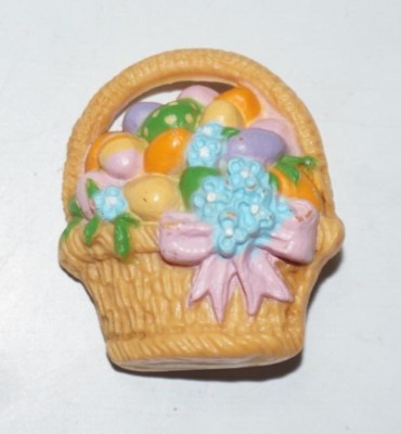 Vintage Hallmark Colorful Easter Basket Eggs Pin Brooch | eBay