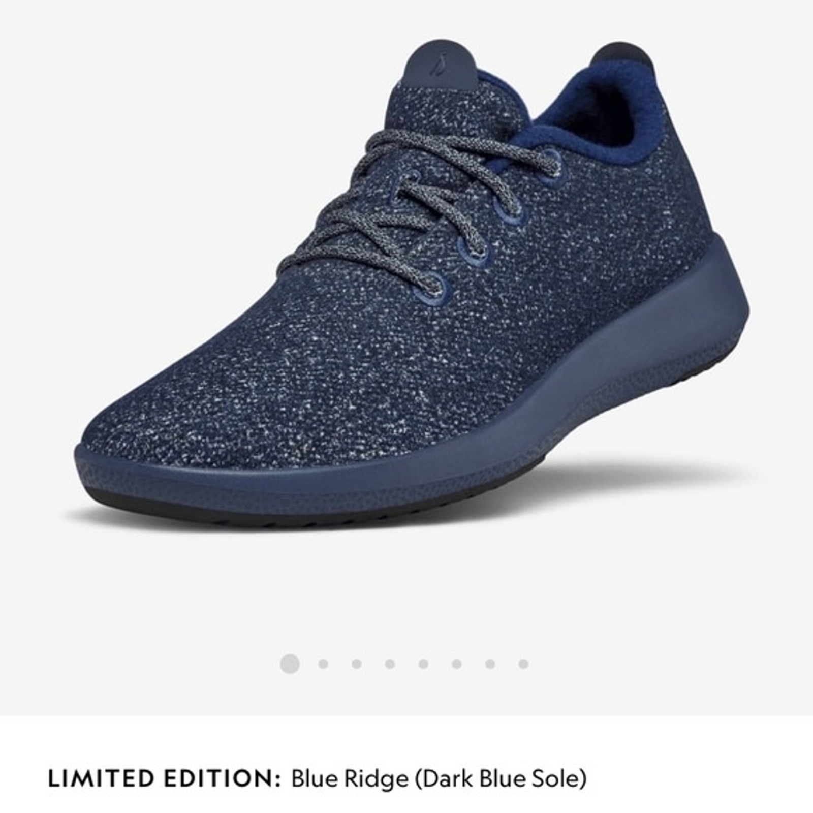 ALLBIRDS blue ridges limited edition blue sole size 7 NV1 tennis shoes ...