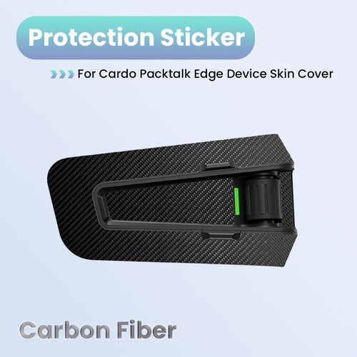 For Cardo Packtalk Edge Device Skin Cover Protection Sticker Carbon ...