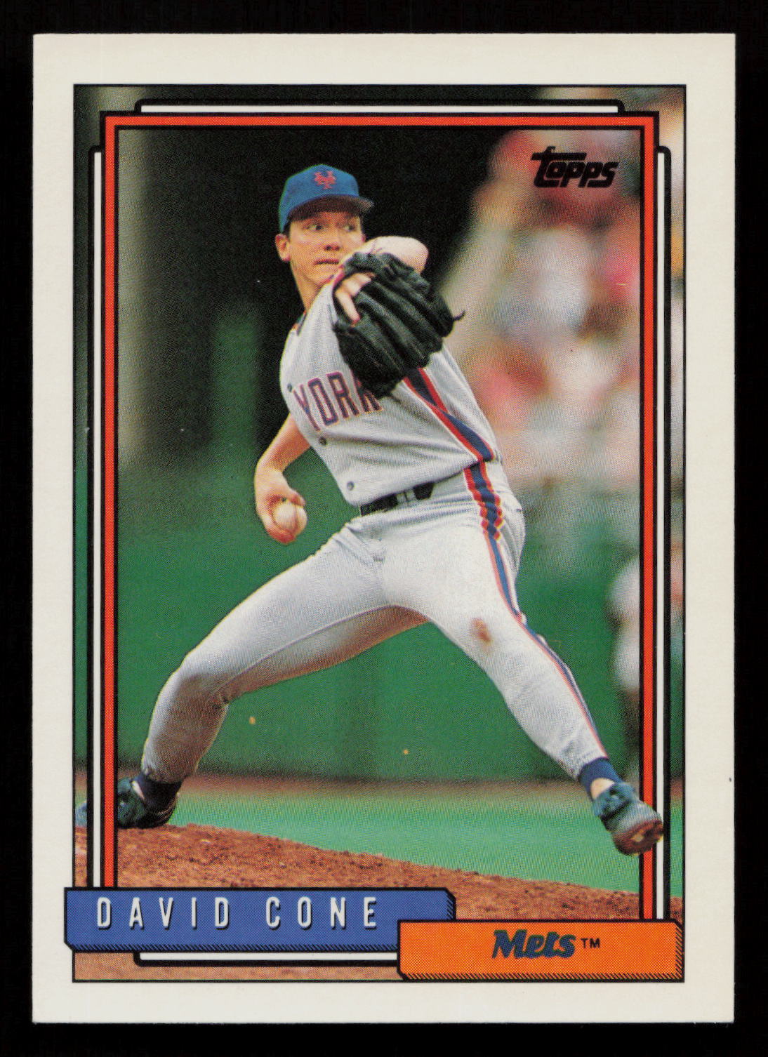 1992 Topps David Cone #195 New York Mets Baseball Card | eBay