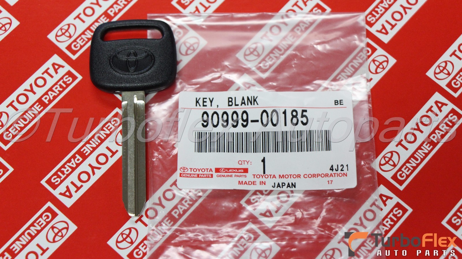 Toyota Non-Transponder Blank Key Genuine OEM 90999-00185 | eBay