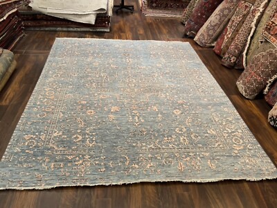Fine Genuine Hand Knotted Silk&wool Transitional Pink Area Rug Carpet ...