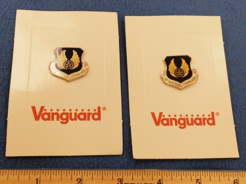LOT OF 2 VANGUARD - AIR FORCE MATERIAL COMMAND 1 INCH PINS - NEW | eBay