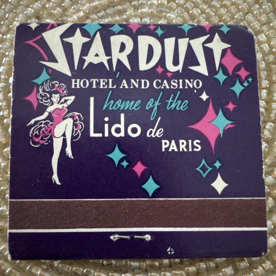 Stardust Hotel & Casino Las Vegas NV VTG Matchbook Matches Unstuck | eBay