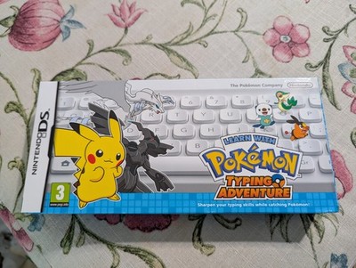 LEARN WITH POKEMON Typing Adventure Nintendo DS + Keyboard REGION FREE ...