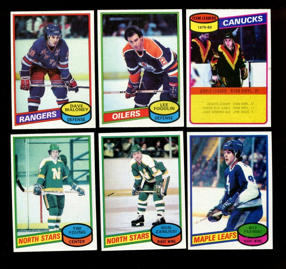 1980 TOPPS HOCKEY PARTIAL SET 175/264 NMMT SCRATCHED OFF *371944 | eBay