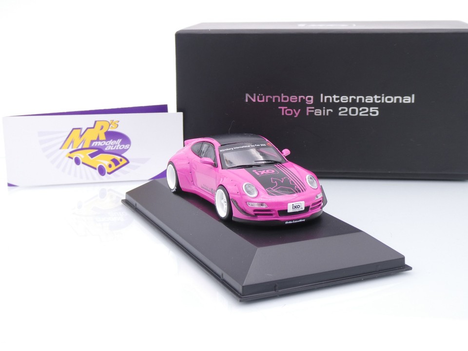 IXO Models # Porsche RWB 997 pink " Nürnberg Toy Fair 2025 " 1:43 Lim ...