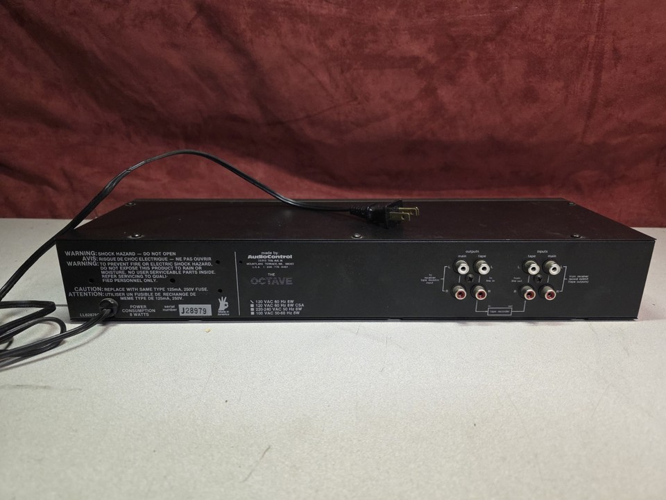 AudioControl the Octave EQ Stereo Audio Equalizer with Subsonic Filter ...