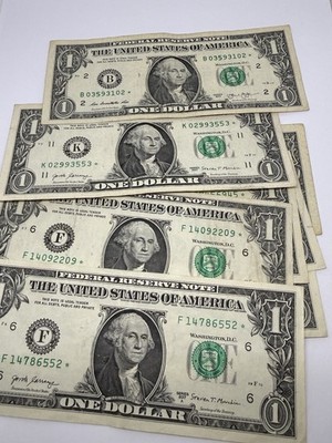 Random $1 Dollar Bill Star Note | eBay