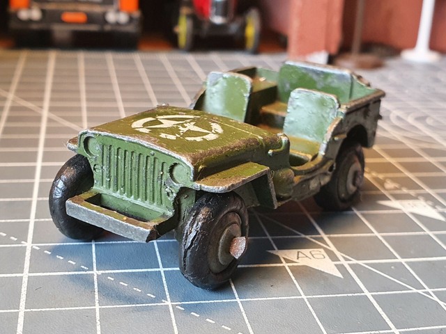 Dinky Toys No 153a.army Jeep 1947. Good Unboxed for sale online | eBay