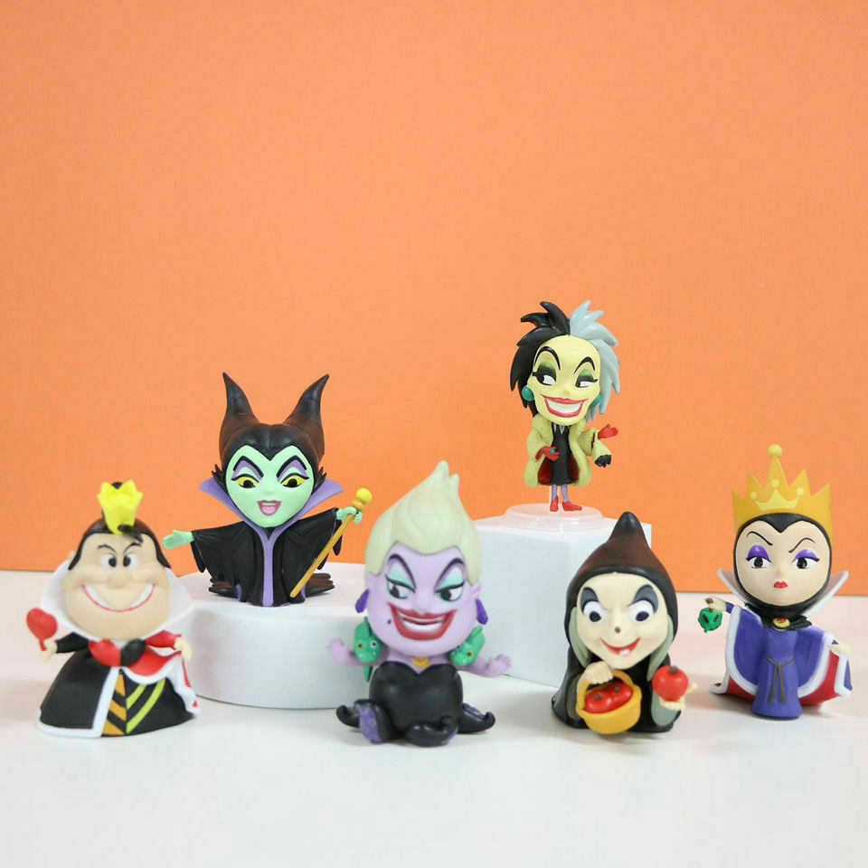 1 Set 6 The Devil Characters Evil Queens Villains Collection Figure Toy ...