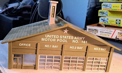 U.S. Army MOTOR POOL BUILDING 181 by Model Power 667 - HO scale | eBay