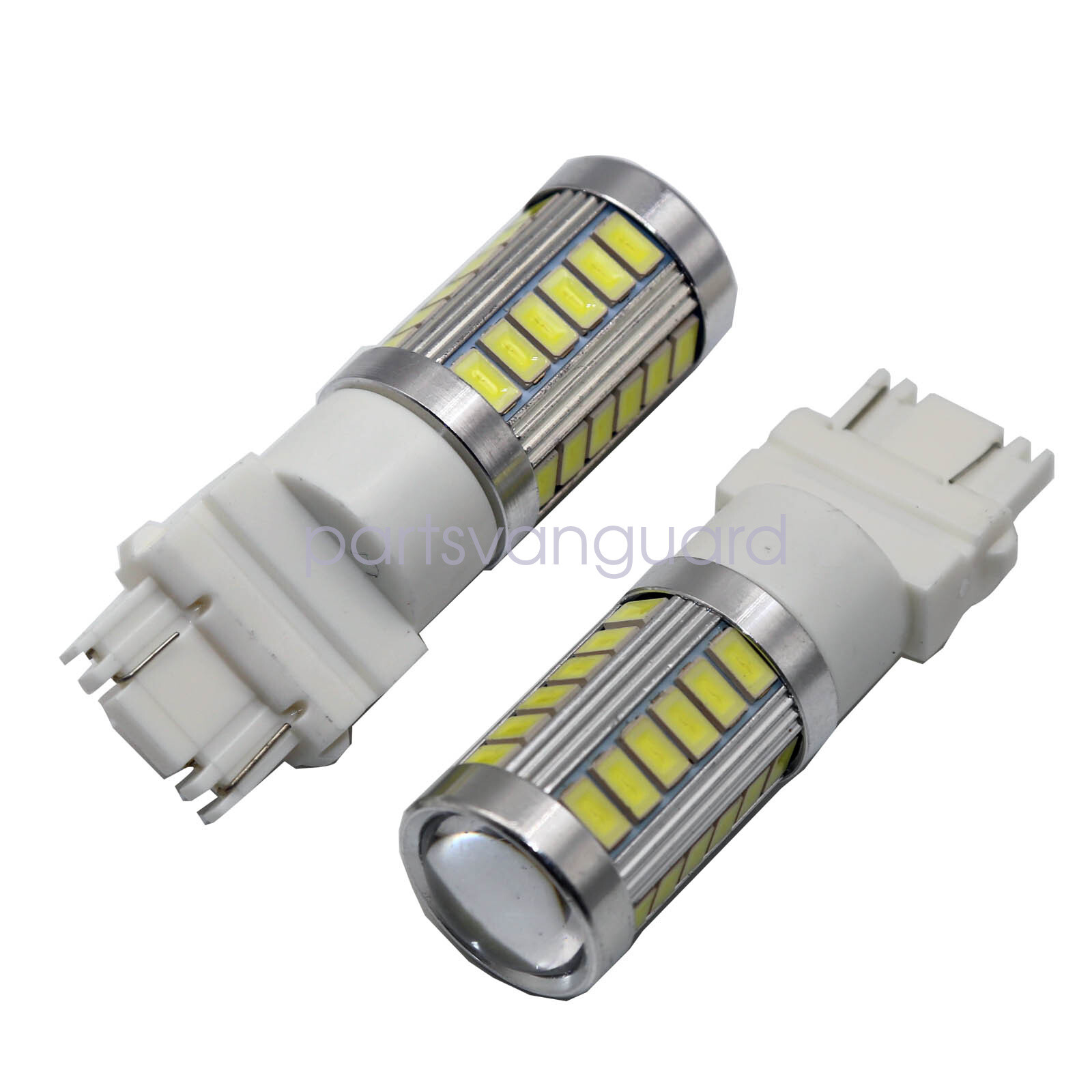 4pc White 3157 3457 3057 Signal 33SMD Backup reverse Tail Turn LED ...