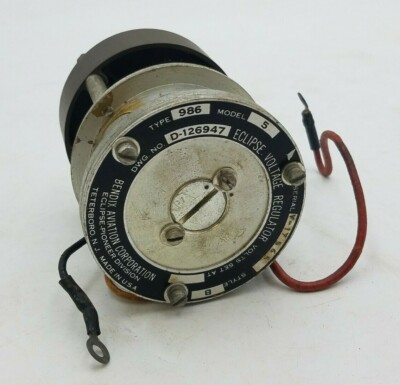 Vintage Bendix Model 5 Eclipse Voltage Regulator 986 Style B Aircraft ...