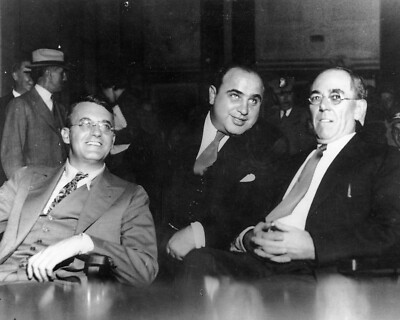 Al Capone 8X10 Photo American gangster Prohibition era Italian mob ...