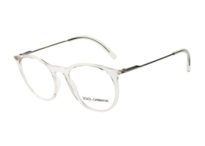 New DOLCE & GABBANA Eyeglasses DG 5031 3133 51-19 140 Crystal Chrome ...