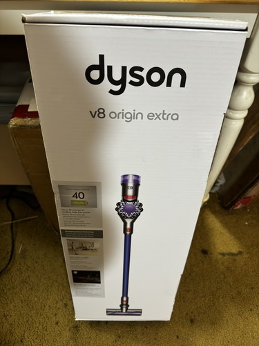 Dyson V8 Origin Extra Cordless Vacuum Cleaner - BRAND NEW (NICKLE BLUE ...