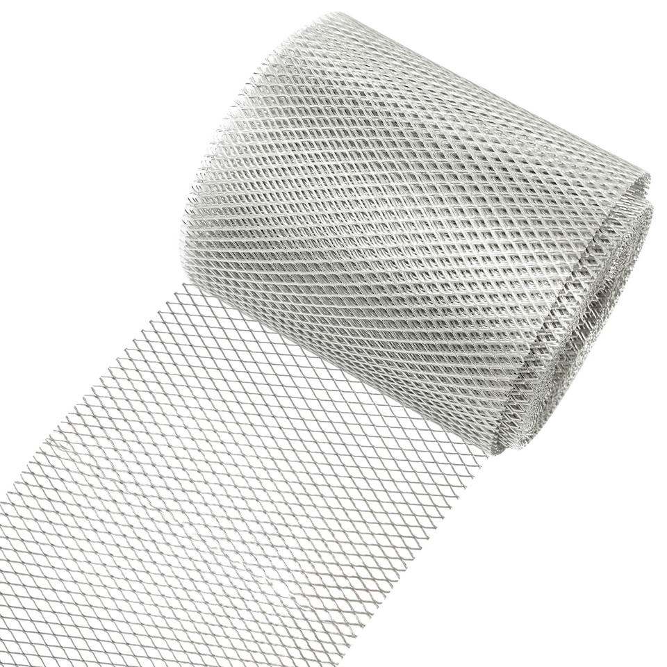 5Inch*50Ft Aluminum Gutter Guard Mesh with Gloves Filter Net Cover ...