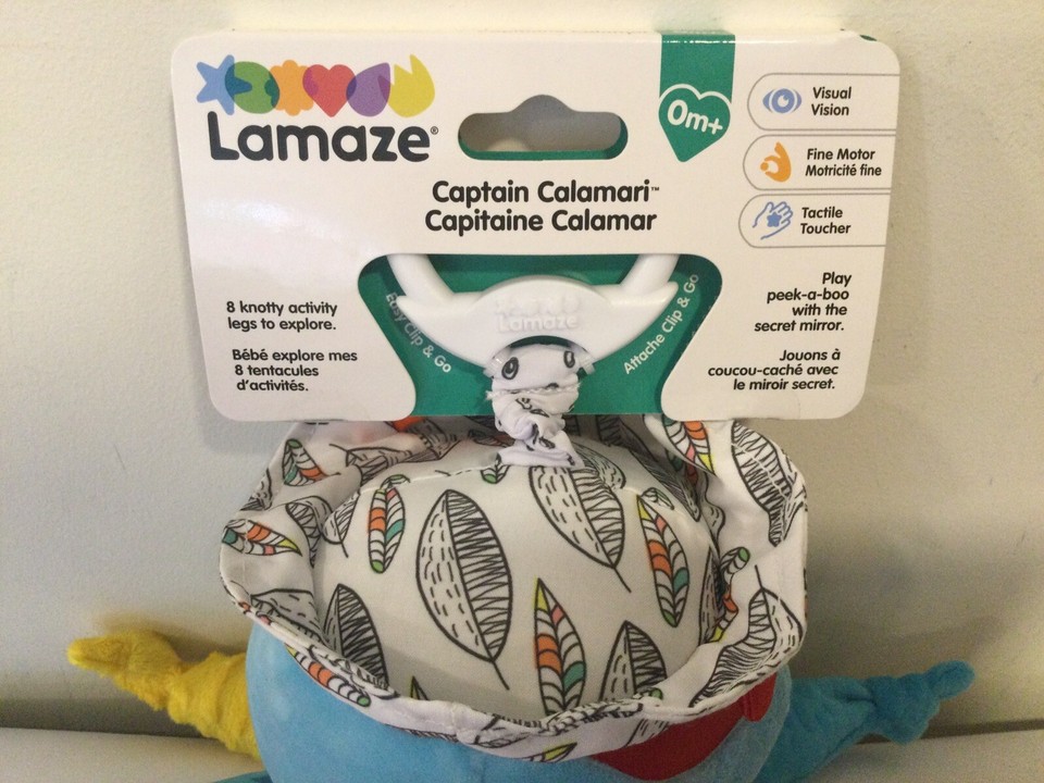 Lamaze Play And Grow Captain Calamari Baby Activity Toy 0M + BRAND NEW ...