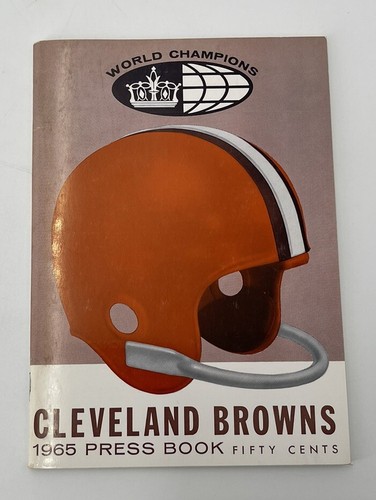 CLEVELAND BROWNS 1965 Press Book/ Media Guide | eBay