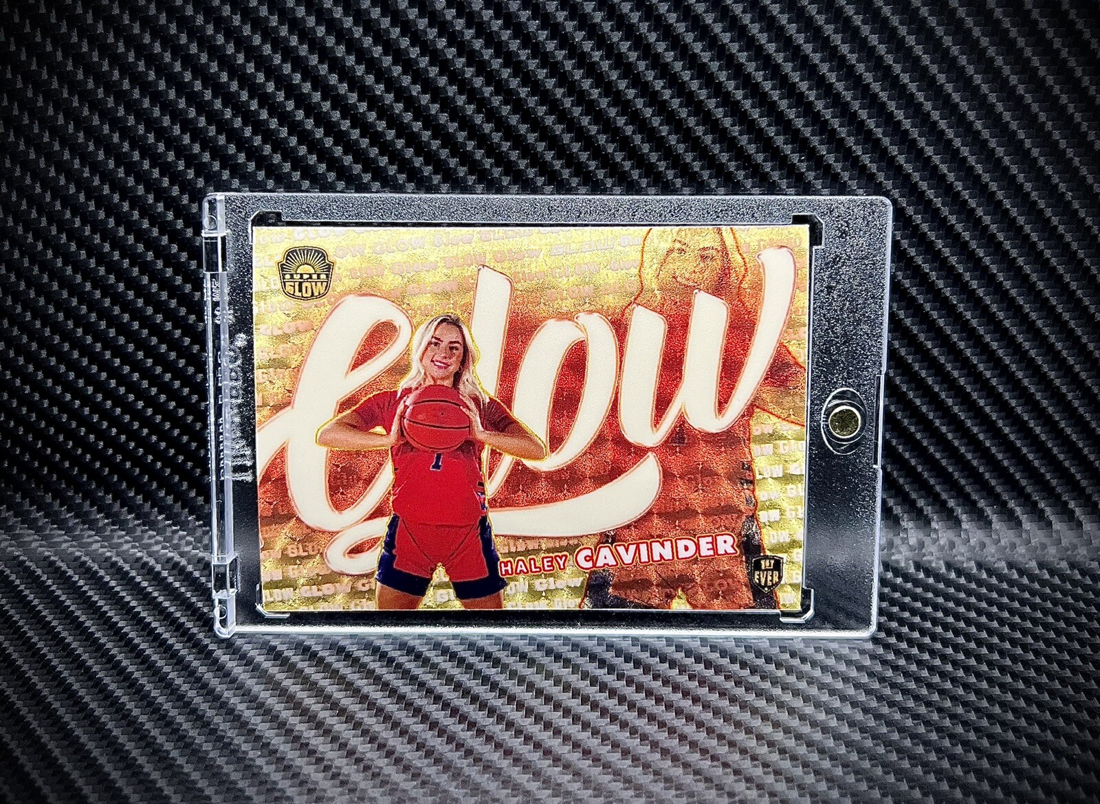 2021 Super Products Glow Haley Cavinder Superfractor RC Gold Vinyl 1/1 ...