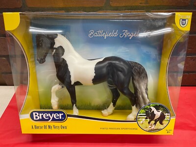 Breyer 2022 No. 1865 Battlefield Angel HP Pinto Friesian Sporthorse NEW ...