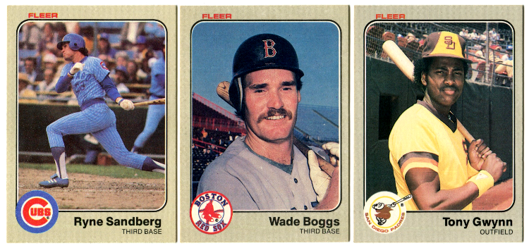 1983 Fleer Baseball Complete Set 1-660 Tony Gwynn, Ryne Sandberg, Boggs ...