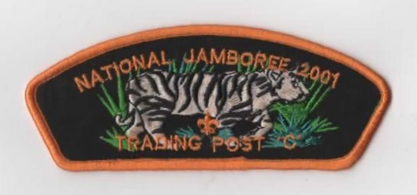 2001 National Jamboree Patch Trading Post C ORANGE Bdr. [KY-6460] | eBay