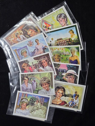 Princess Diana Stamp Collection – Lot of 10 Souvenir– Int’l Collectors ...