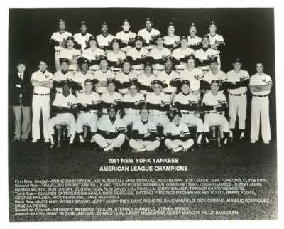 8 x 10 Glossy Photo 1981 New York Yankees Team Photo | eBay