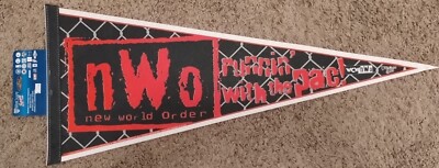 NWO New World Order WCW Runnin' With The Pac WWF WWE Wrestling Pennant ...