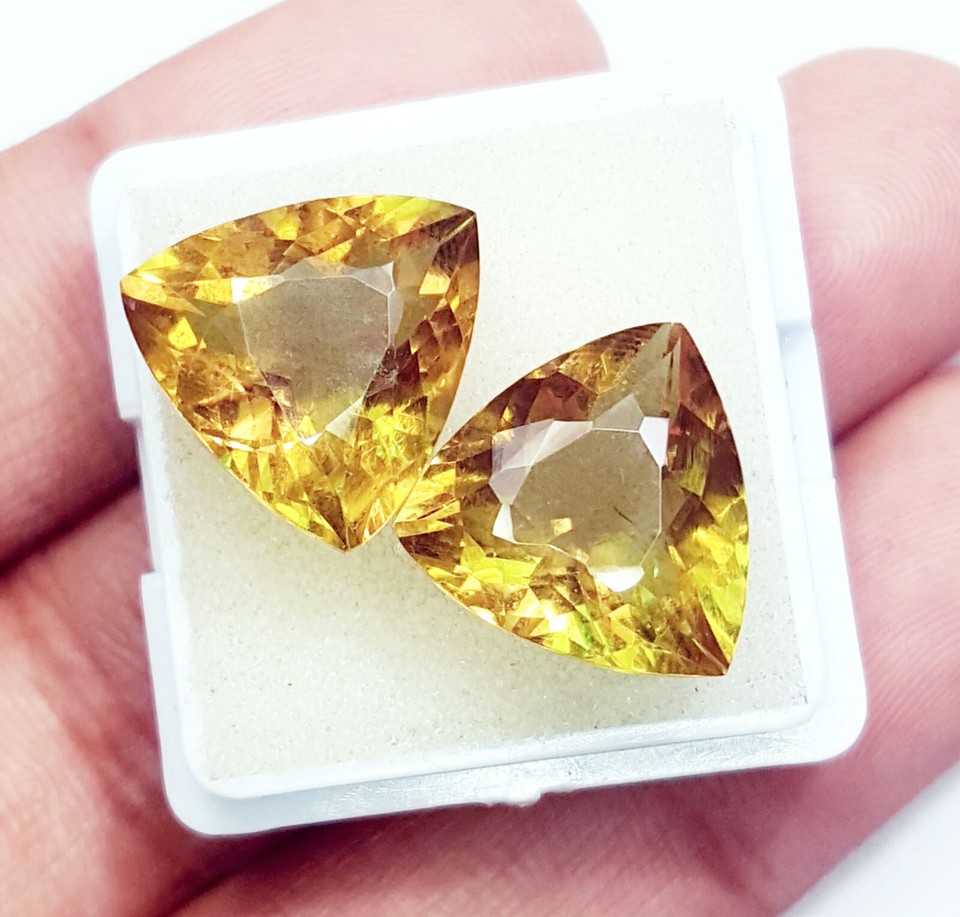 Loose Gemstones Alexandrite Color Changing Trillion Shape 20 Ct Certified L722 | eBay