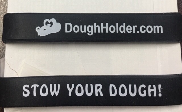 Silicone rubber money clip band Package of Three NEW BLACK COLOR!! | eBay