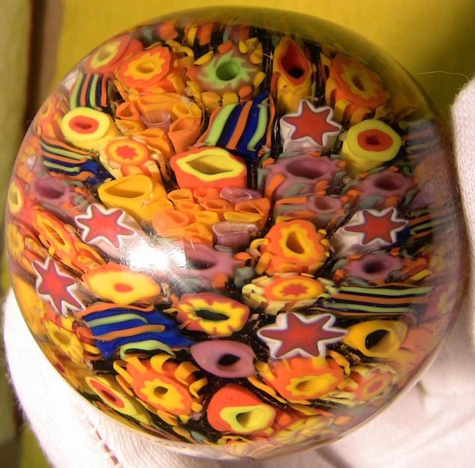 DOUG SWEET + Karuna Glass cane Marble = RARE + SIGNED "Sweet" | eBay