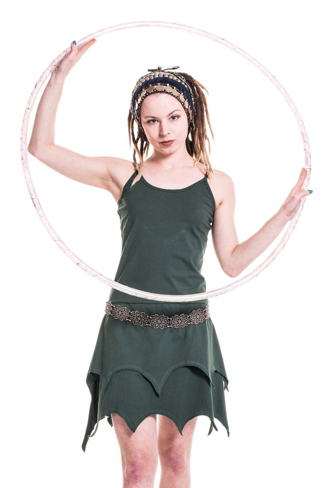 Organic Cotton Pixie Dress, Psy Trance Dress, Goa Fairy, Plus Size Fae ...