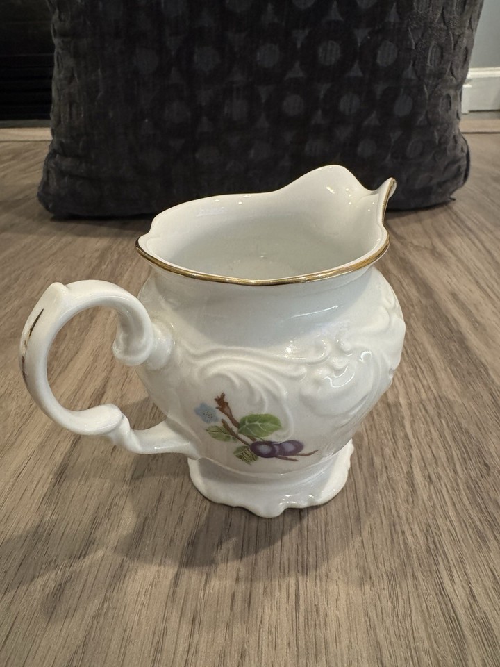 Royal Kent Collection Poland Creamer and Sugar Bowl with Bavarian Rose ...