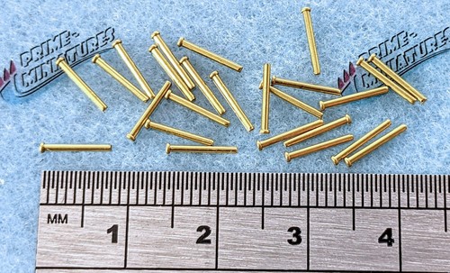 0.3mm 0.5mm Miniature Brass Rivets x50 Model Upgrade | eBay