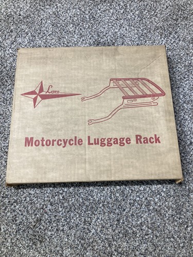 Old Honda Yamaha Kawasaki Suzuki Motorcycle Rear Rack Chrome Nos Larco ...