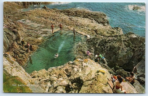 Postcard Polperro Bathing Pool Cornwall England | eBay