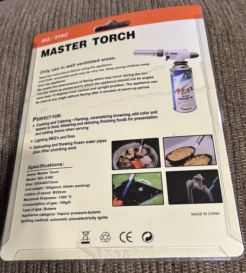 Master Torch Butane Torch NIB | eBay