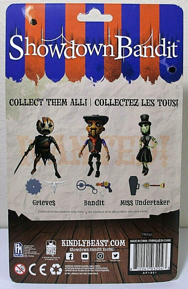 Showdown Bandit Action Figure Bandit Cowboy Puppet 'Series 1' Phat Mojo ...