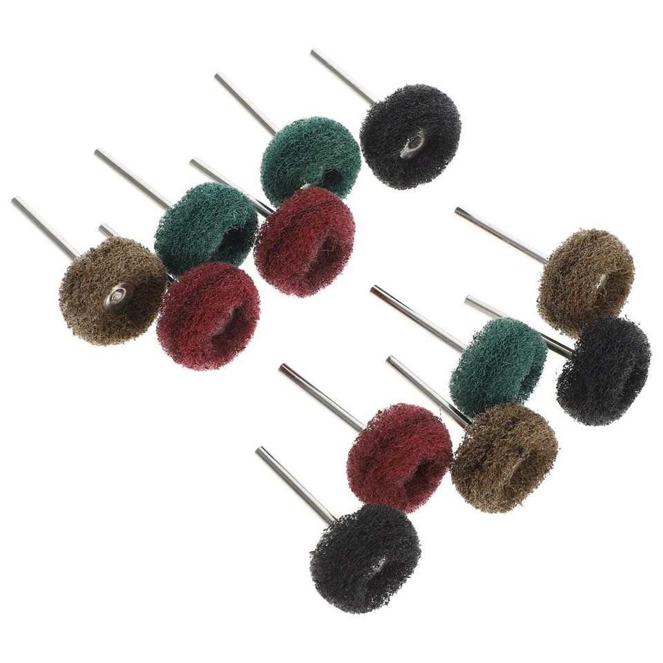 12 Pcs Abrasive Buffing Wheels Polishing Grinding Head Drill Accessory ...