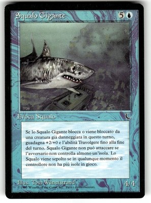 MTG Magic the Gathering The Dark C Giant Shark | eBay