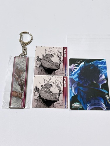 My Hero Academia Dabi Metal Keychain Square Sticker Magnet Original Art ...