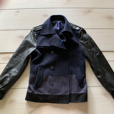 mens cabbeen jacket navy black | eBay